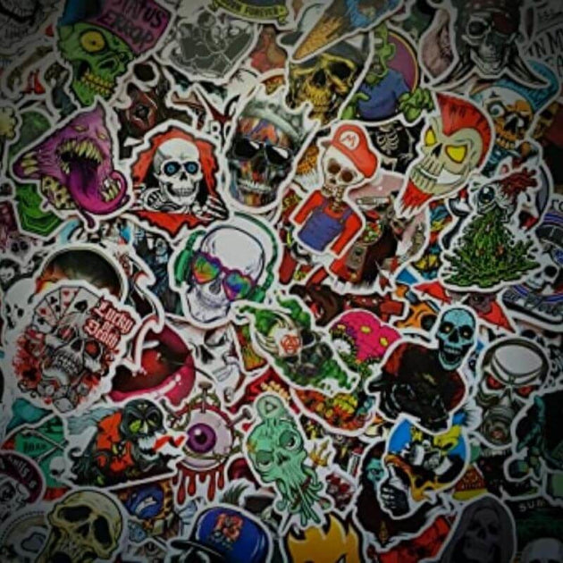 Skull Stickers for Laptop, Cars & Motorcycles – CrewSkull®