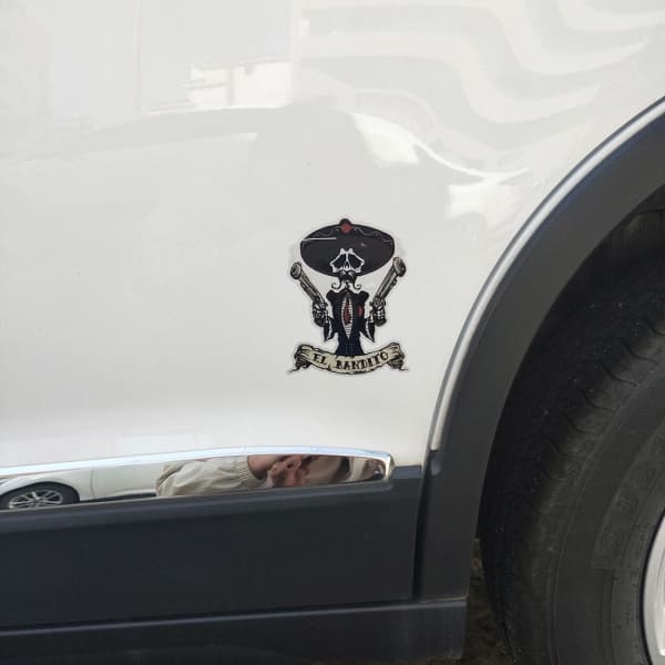 Cowboy skull stickers - CrewSkull®