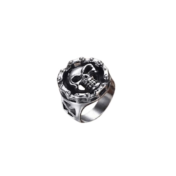 Hell’s Chain Skull Ring - CrewSkull®