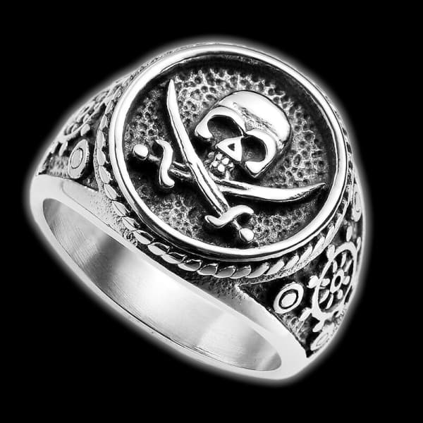 Jack Sparrow Skull Ring - CrewSkull®