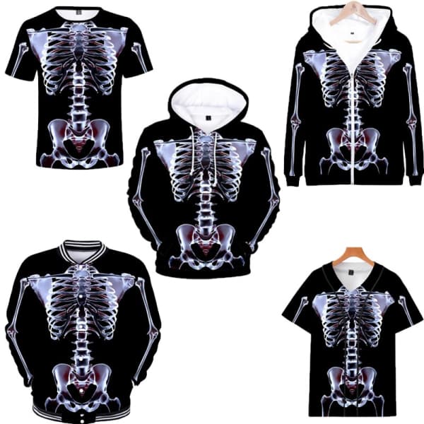 Skeleton Jacket Zip up - CrewSkull®